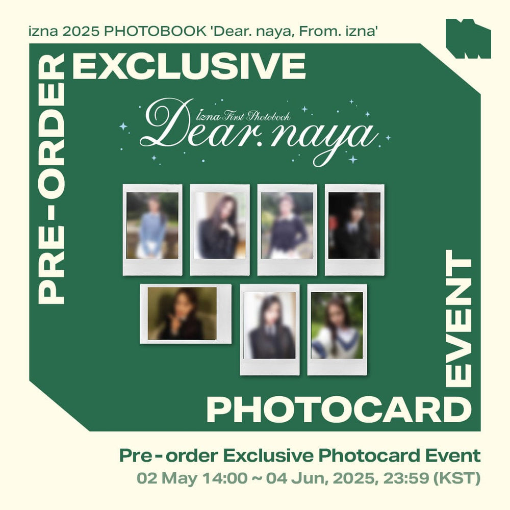 IZNA - 2025 PHOTOBOOK 'Dear. naya, From. izna'