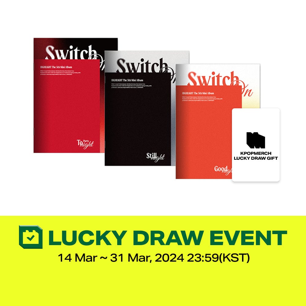 [Lucky Draw] HIGHLIGHT - The 5th Mini Album [Switch On]