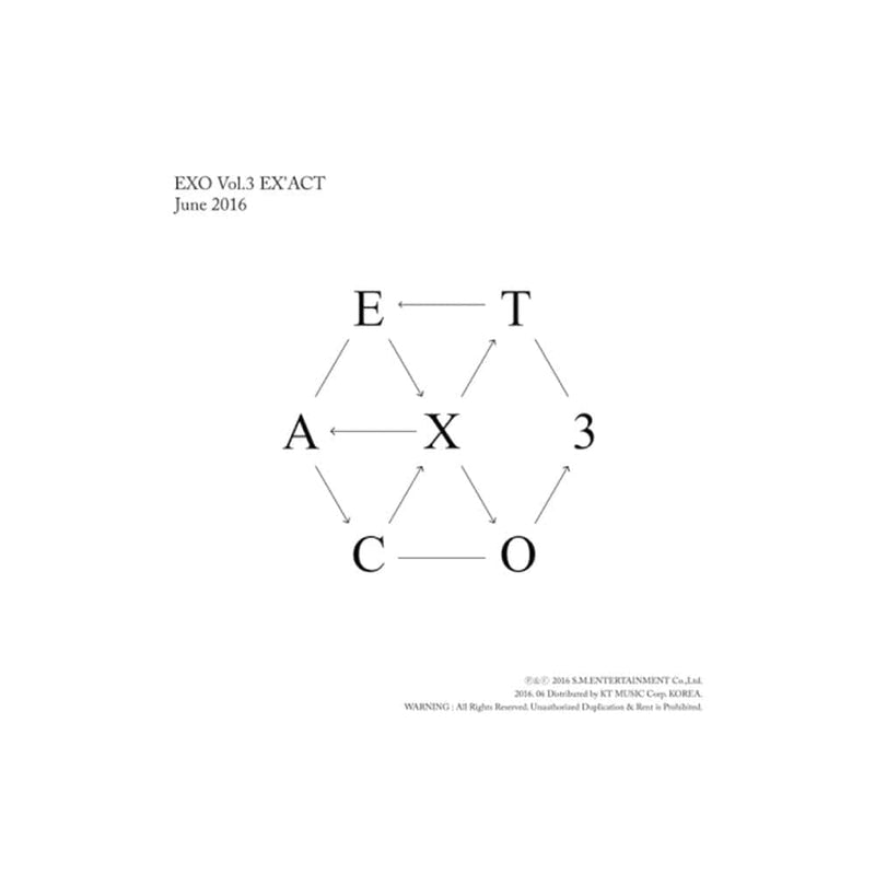 EXO - EX'ACT The 3rd Album (Korean Ver.)